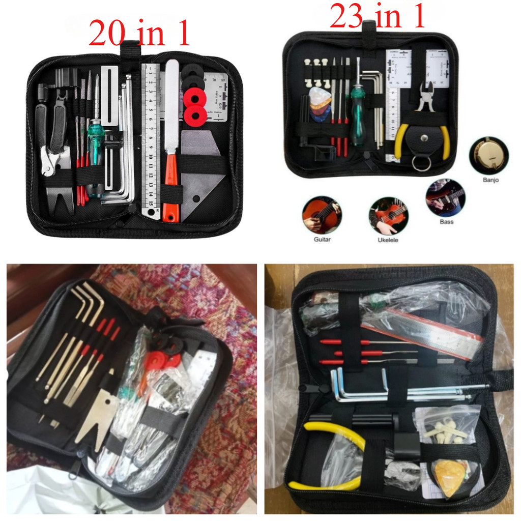 Guitar Tool Kit Repair and Maintenance Tool Storage Cord Professional ...
