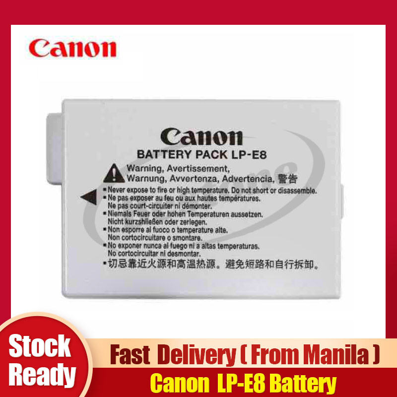 Canon LP-E8 Battery for Canon EOS 700D 600D 650D 550D Kiss X4 Kiss X5 Rebel T2i Camera | Shopee ...