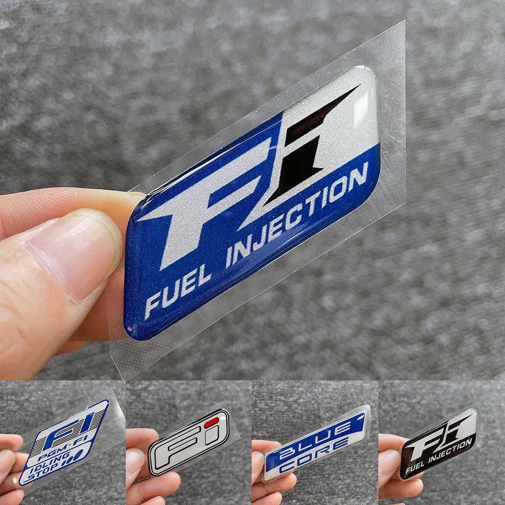 FI Emblem EFI 3D Epoxy Sticker FI System Logo Jelly Gel Decal for ...