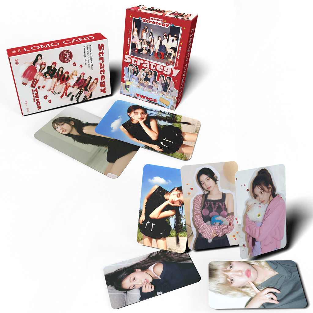 55pcs TWICE Strategy Lomo cards MISAMO HAUTE COUTURE 14th mini Album DIVE NAYEON NA album ...