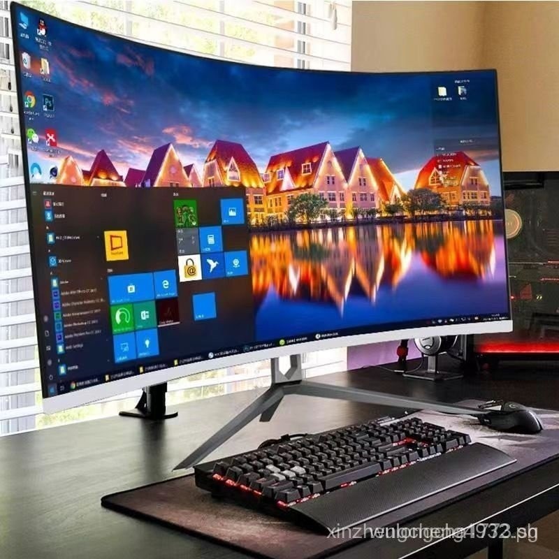 32-inch 144Hz curved computer monitor desktop 27-inch 2K LCD HDMI HD ...