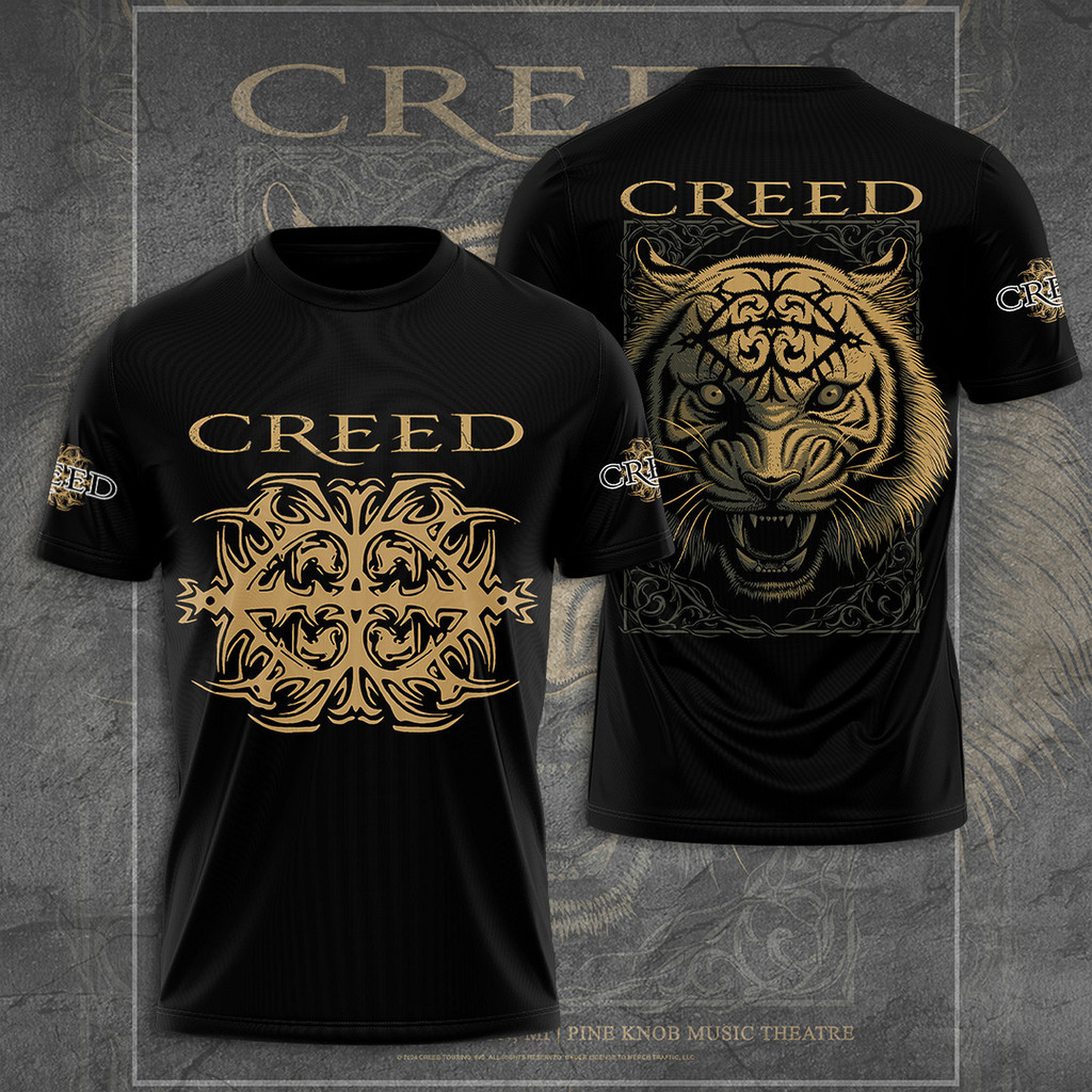 Hot Sale!!! Creed Band 3D Apparels – 2024 tour 3D Shirt for Fan All ...