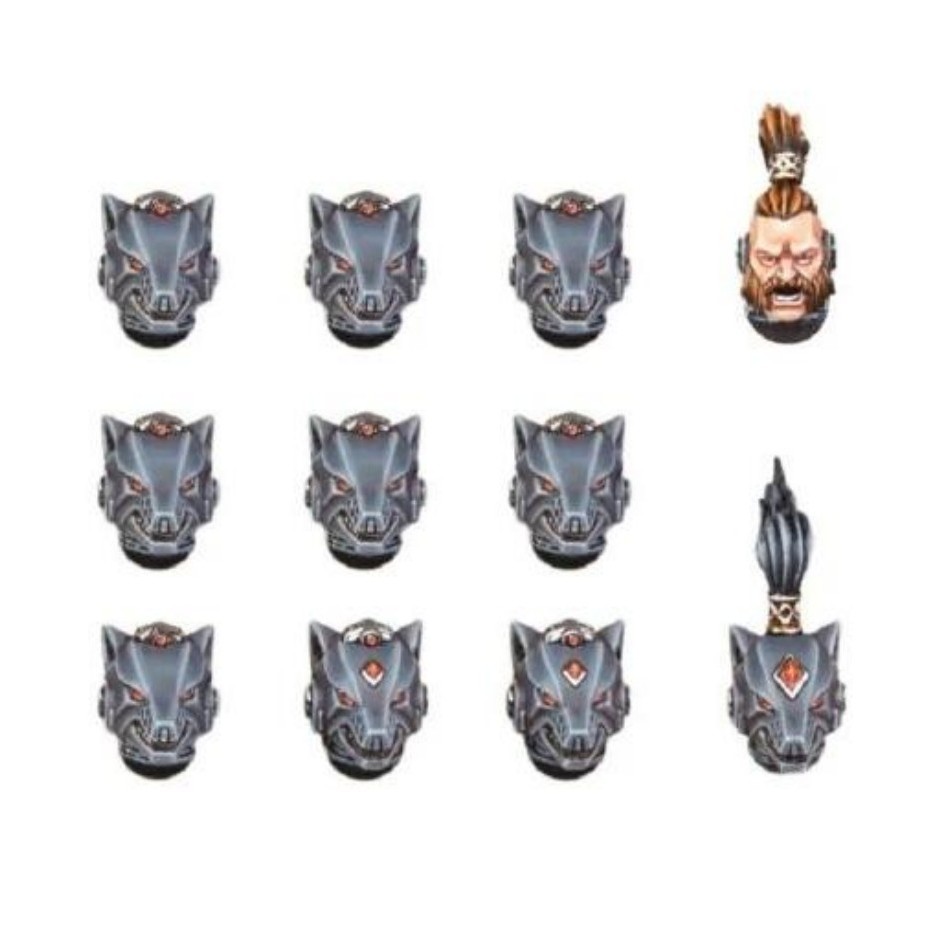 SW-06 Space Wolves - MKVI Heads（RECAST） | Shopee Philippines