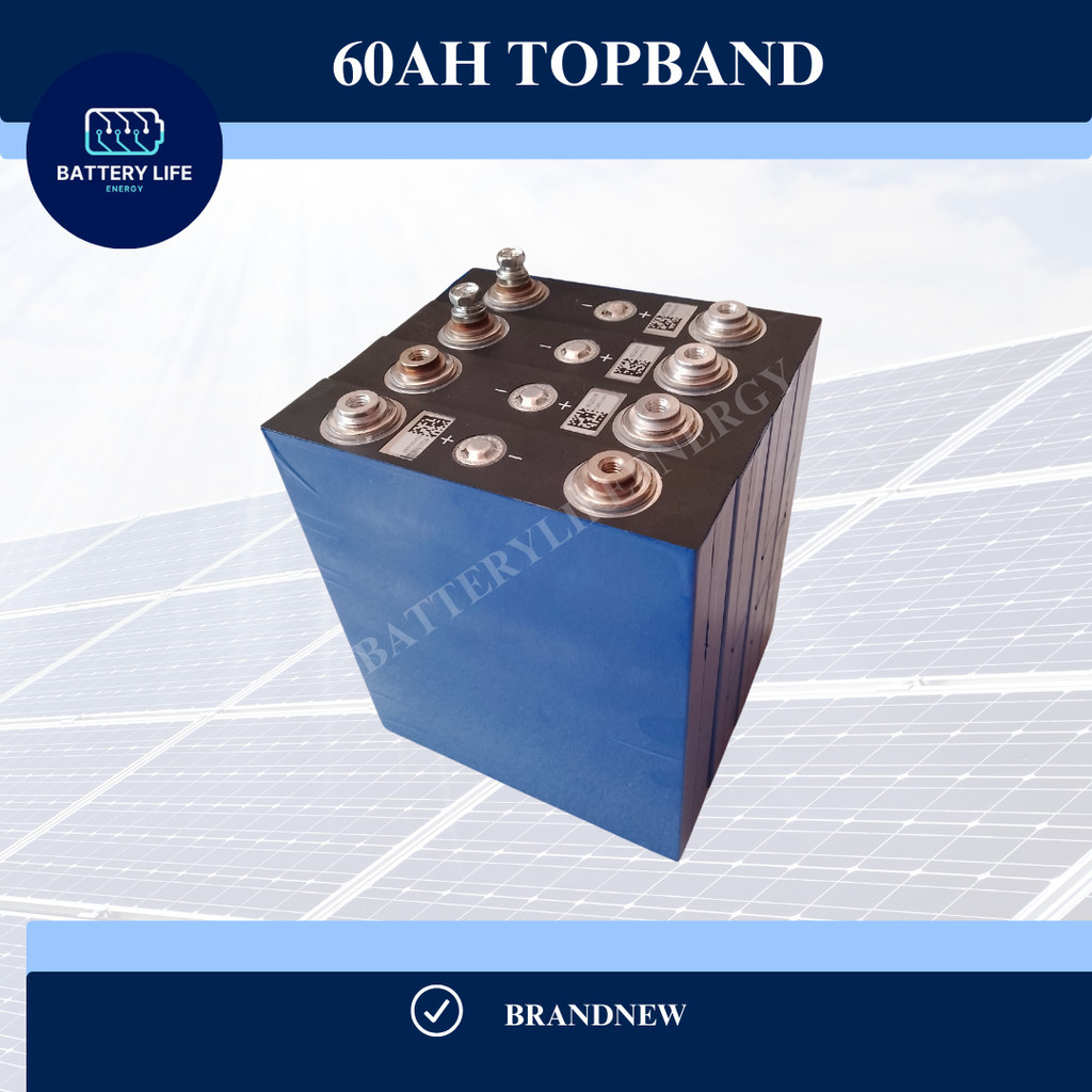 1PC Lifepo4 battery 60AH TOPBAND / 60AH HIGEE 3.2v Prismatic Battery ...
