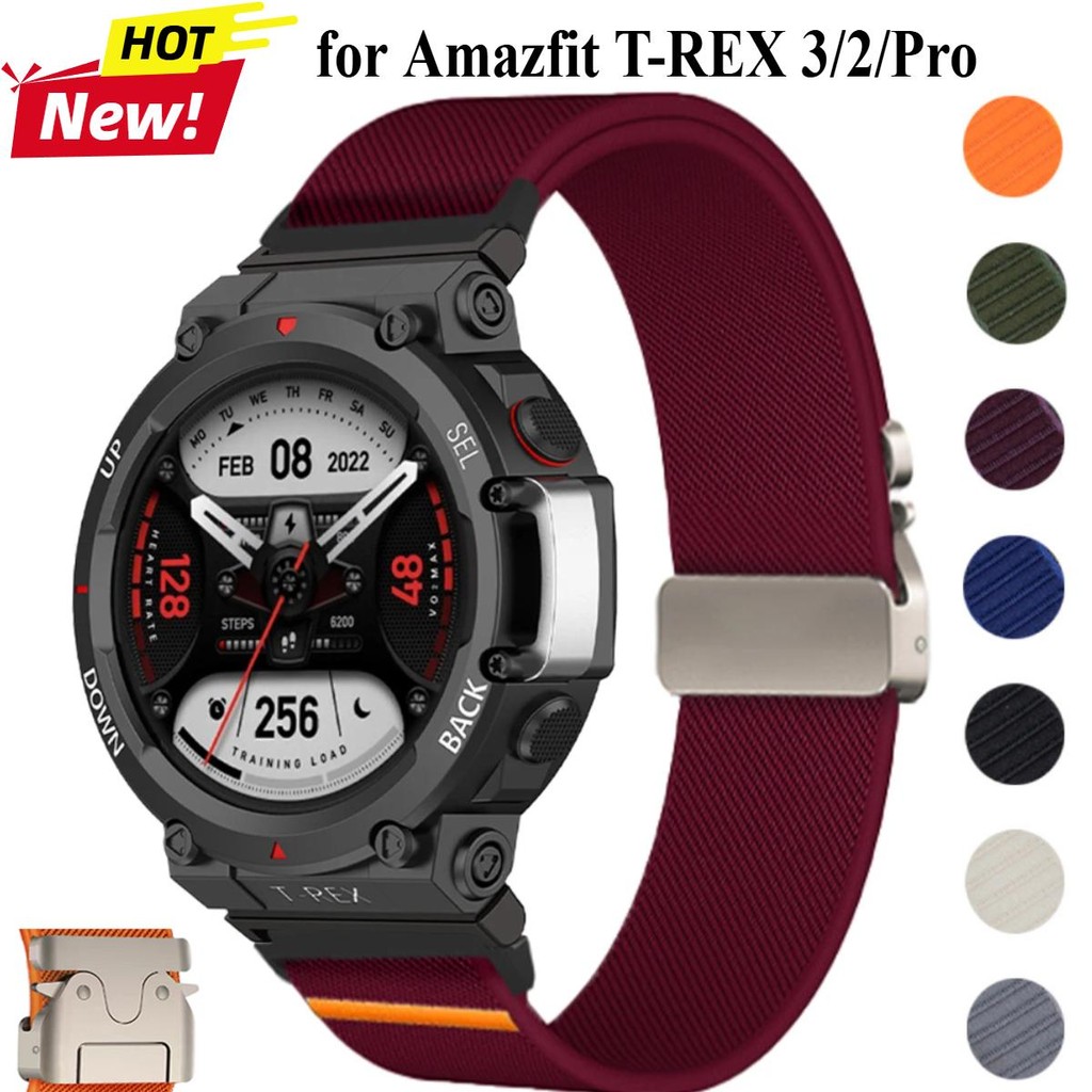 Nylon Loop Strap For Huami Amazfit T-REX 3/2 Smart Watch Band Women Men ...