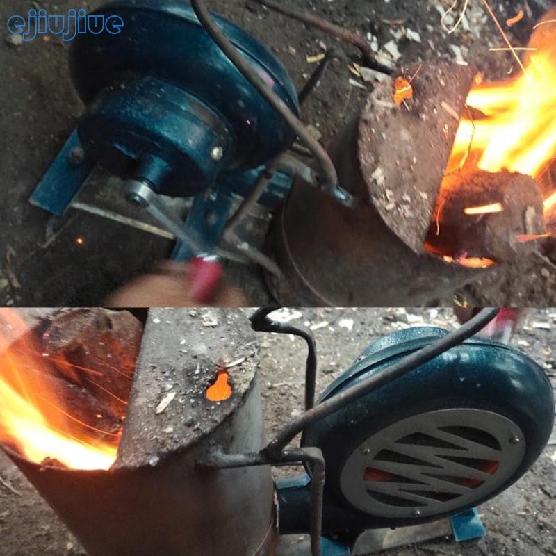 cc Perfect Hand Crank Air Fan Hand Crank Blower Manual Blacksmith Forge ...