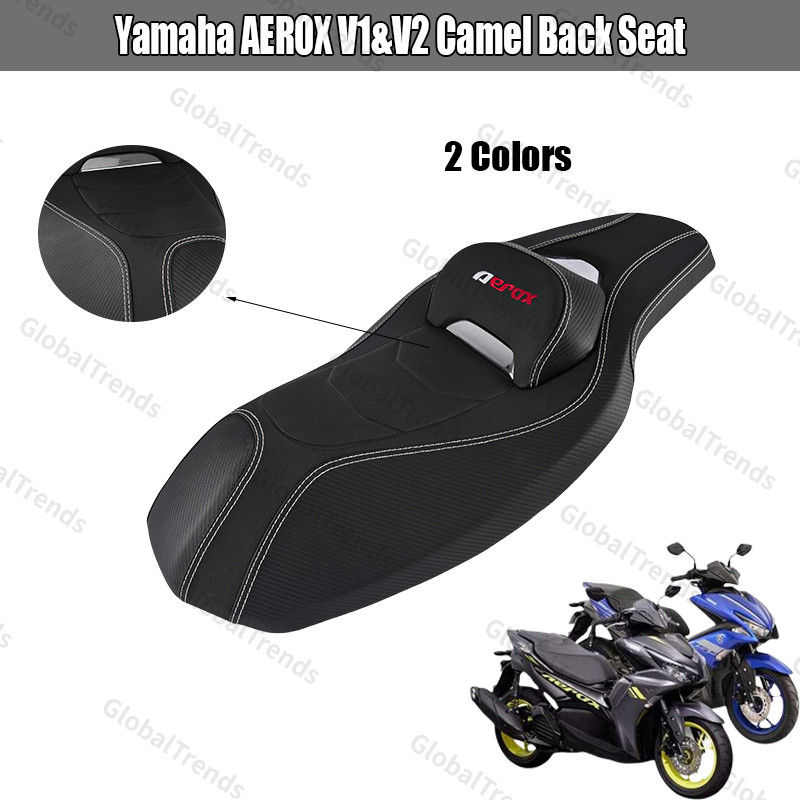 Yamaha Aerox V1 And V2 Vip Camel Back Seat Suede And Leather | Shopee Philippines