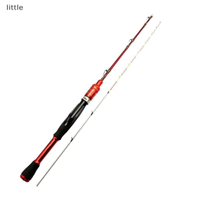 phlittle Ice Fishing Rod 2 Sections High Carbon Fiber Ice Rods With M/L ...