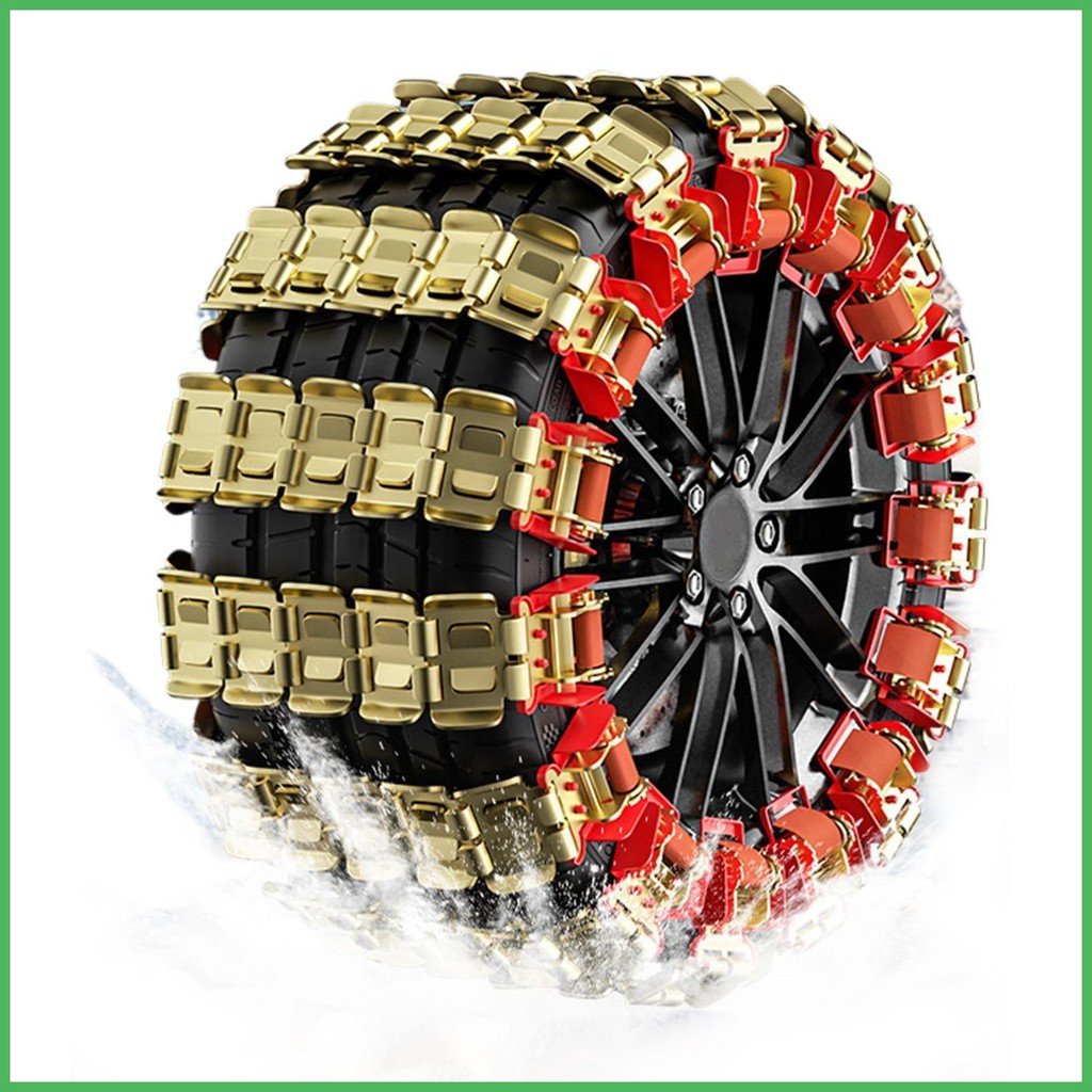 Car Tire Chains For Snow Thicken Dragon Claw Style Metal Lawn Mower ...