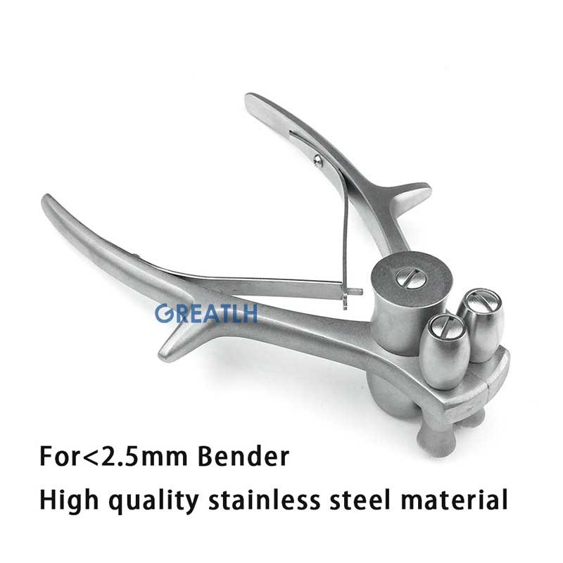 new 1pcs Mini Rod Bender Stainless Steel Finger Bone Rod Bender ...