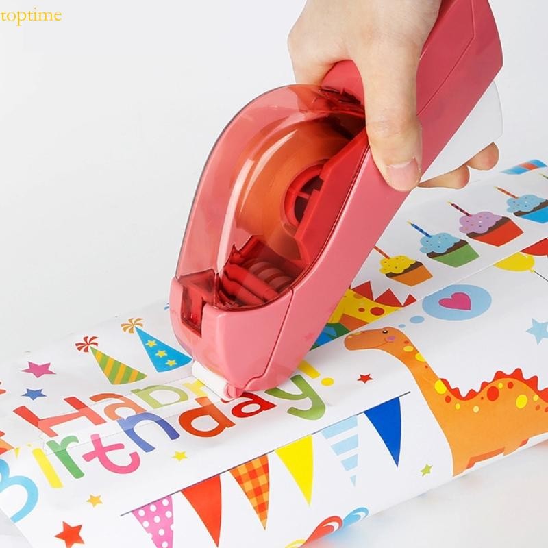 Top Ergonomic Handheld Tape Cutter with 2Rolls of 12mm Tapes Automatic ...