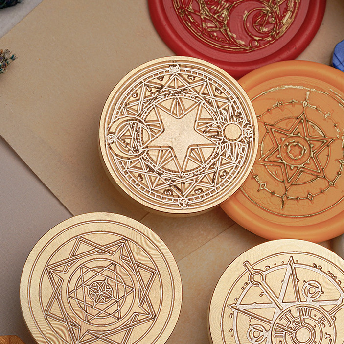 3CM Magic Circle Pattern Sealling Wax Stamps for DIY Wedding ...