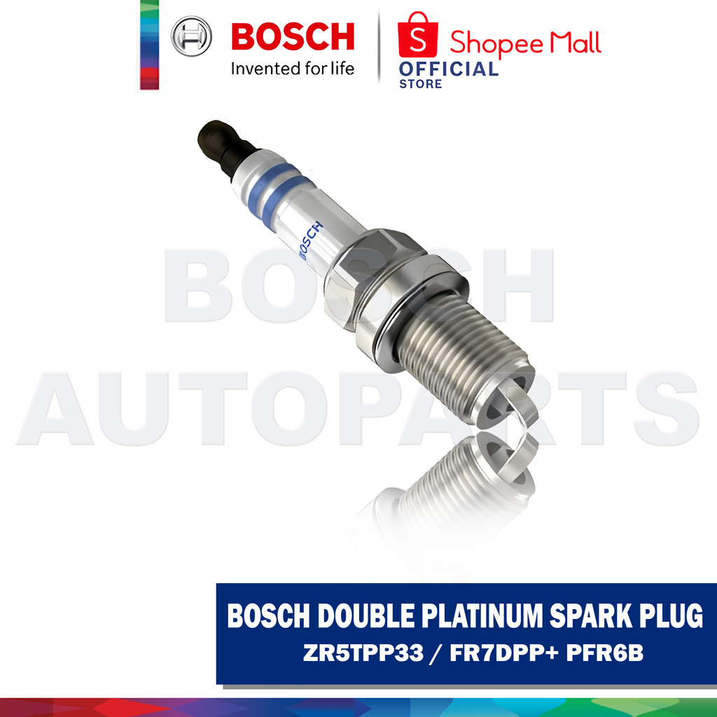 Bosch Spark Plug Double Platinum ZR5TPP33 for Volvo 850 2.0T, 2.5T ...