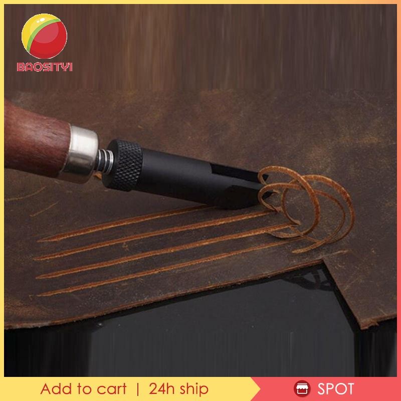[Baosity1] V Shape Leather Groover Tool Leather Grooving Tool Leather ...
