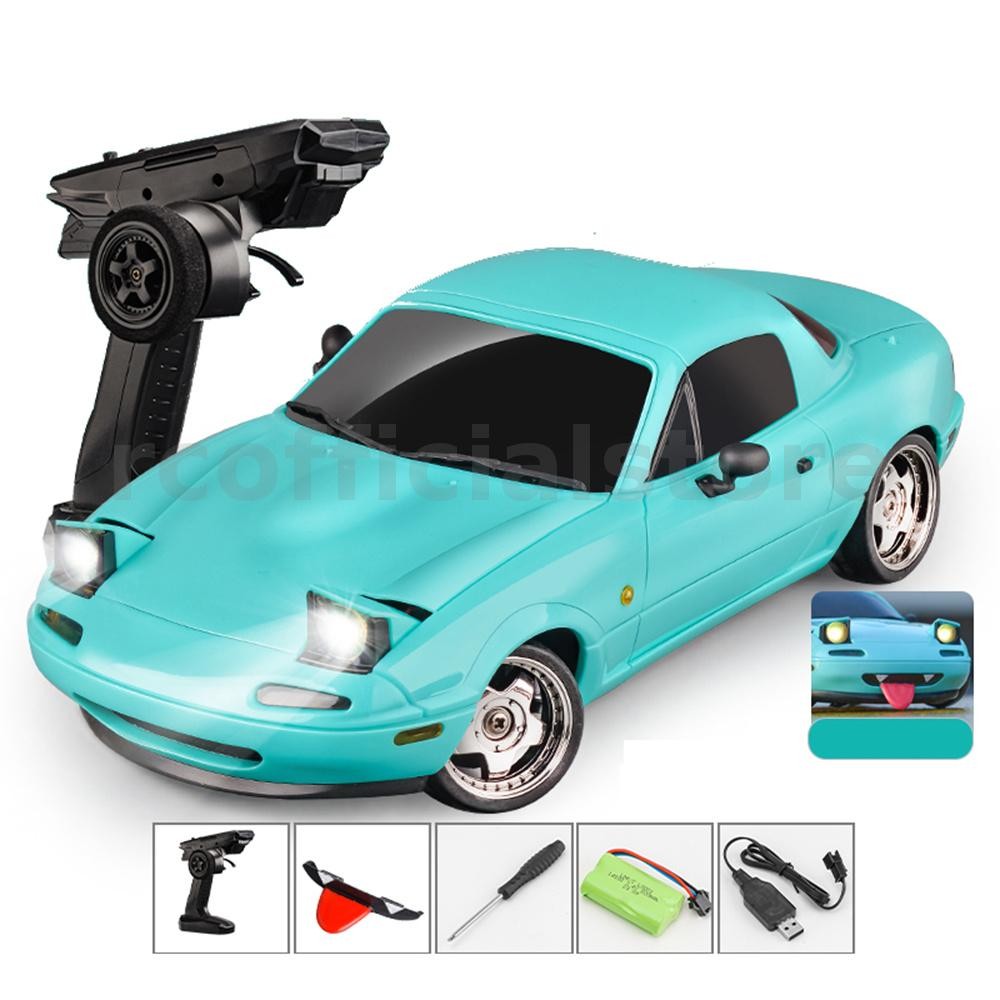 LDRC 1804 RTR 1/18 2.4G RWD RC Car Drift for Mazda MX-5 Gyro LED Light ...