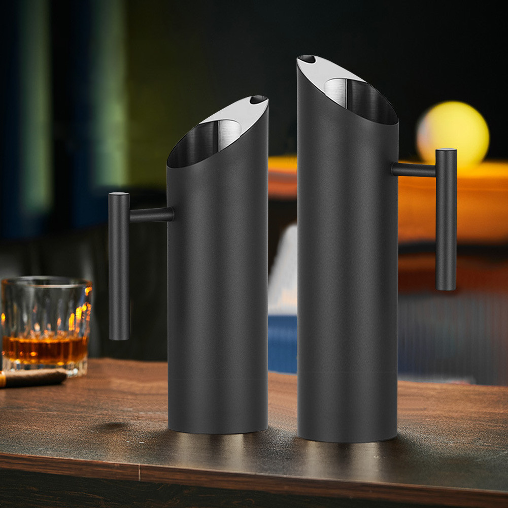 Stainless steel straight pitcher bar ice kettle kettle cocktail cold ...