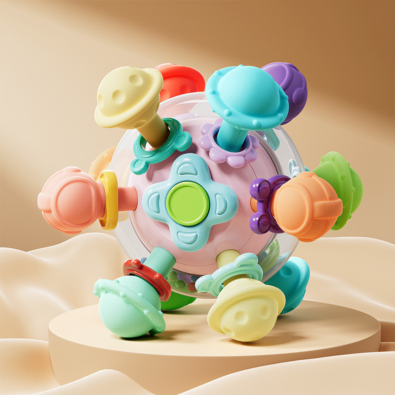 Baby Soft Ball Teether Manhattan Ball for Newborn Infant BPA Free ...