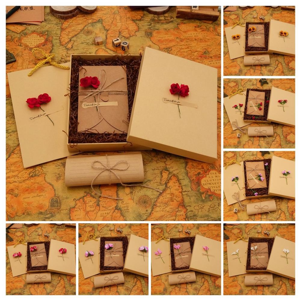 Love Letter Box Romantic Valentine's Day Letter Paper Envelope Set with ...