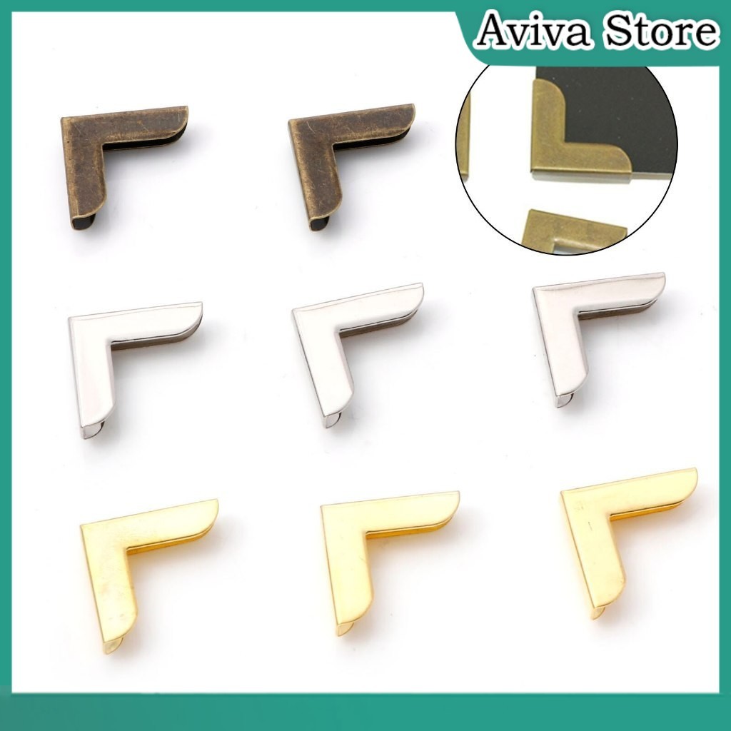 100pcs Metal Corner Protectors Corner Brackets Metal Corner Brackets ...