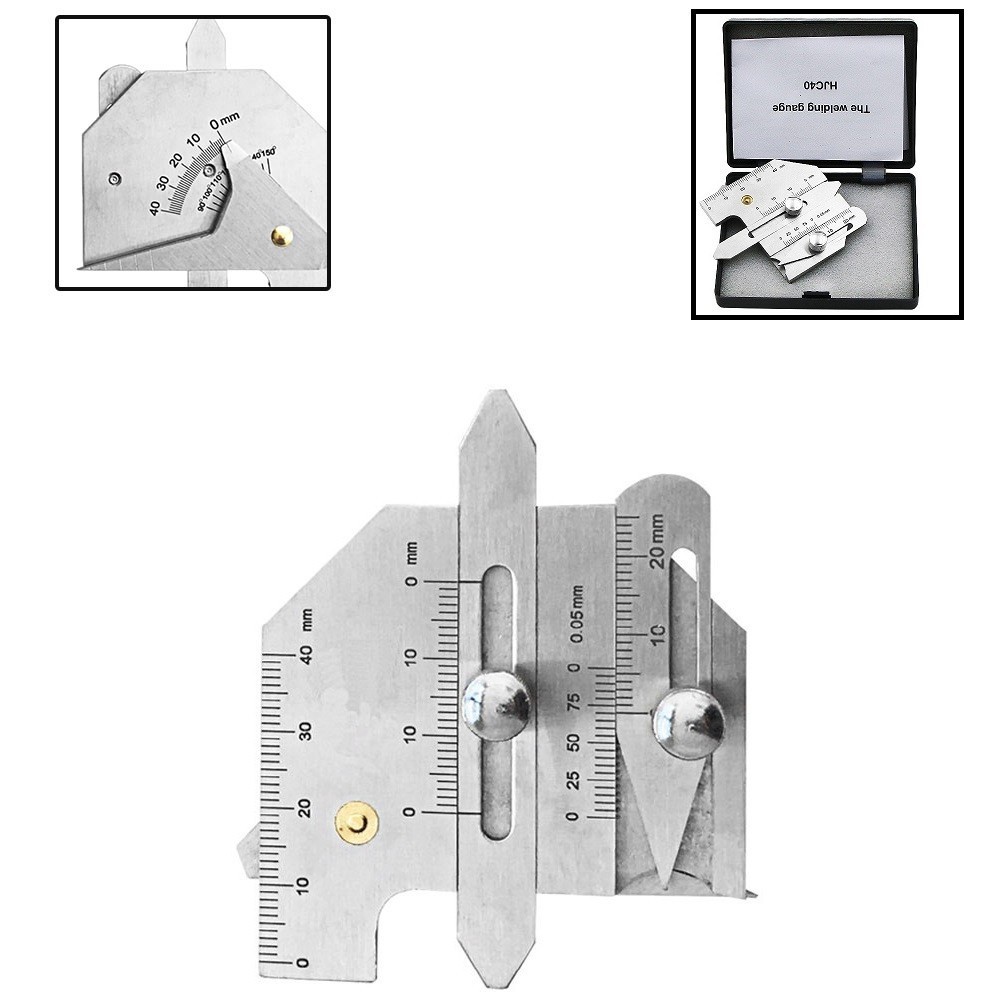 Welding gauge bead height welding seam gap gage inspection ruler Detect ...