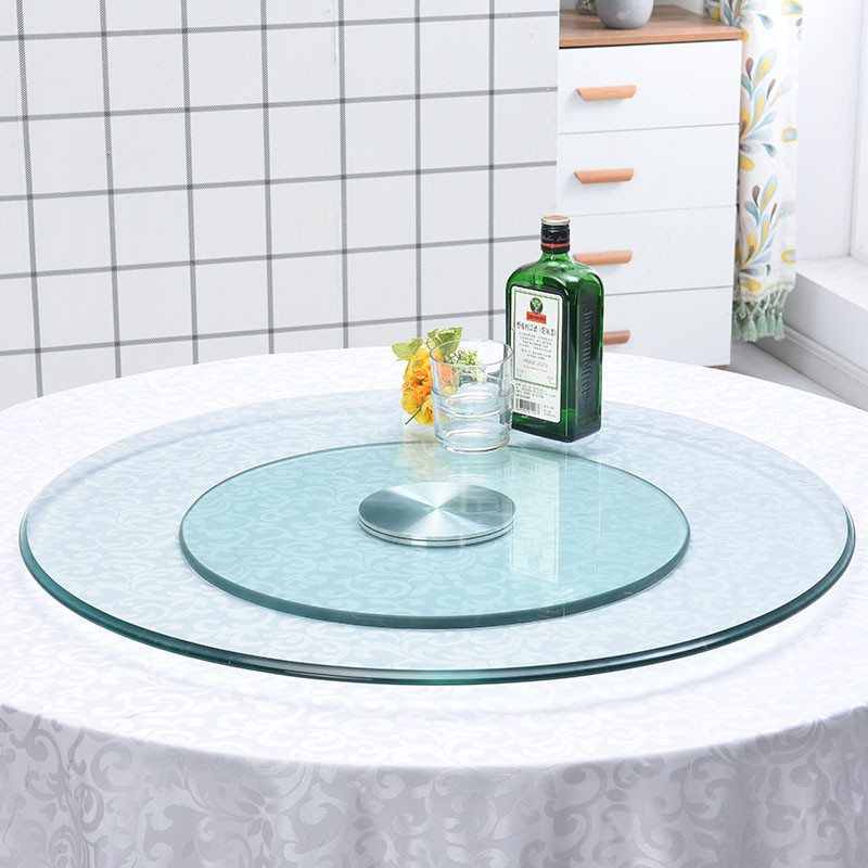 Tempered Glass Household Dining Table Turntable round Turnplate ...