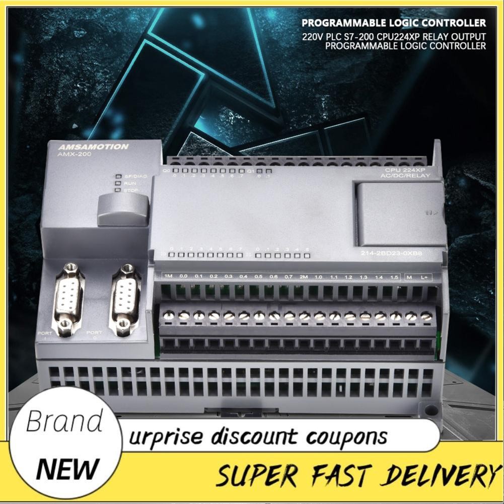Freemarket PLC Programmable Controller 220V S7-200 CPU224XP RELAY Output Logic motor speed ...
