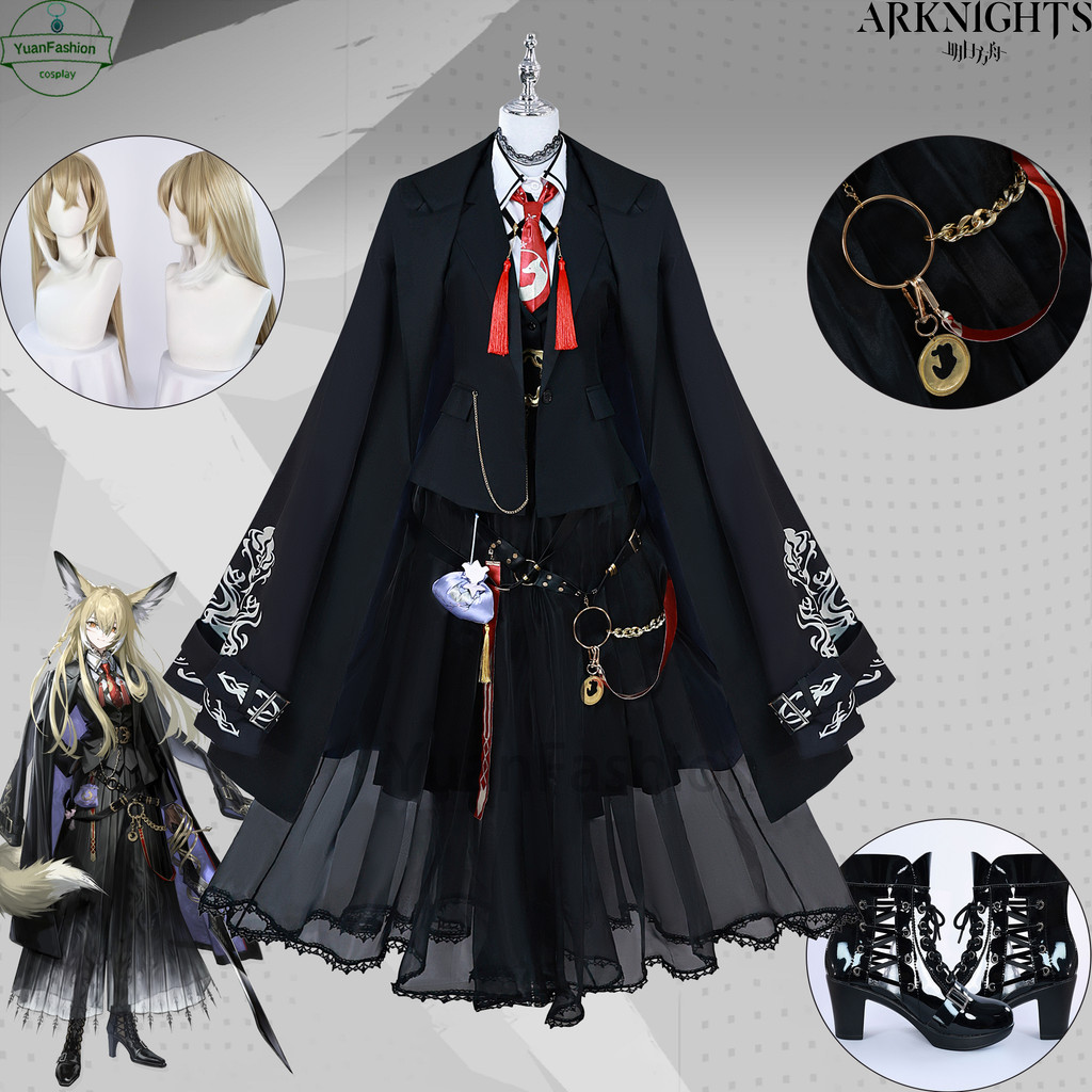 [Ready Stock] Arknights cosplay Clothing Vulpisfoglia cosplay Clothing ...