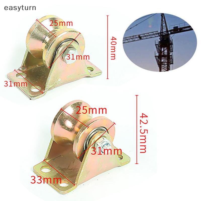 easyturn Sliding Door Pulley V U Groove Wheel Heavy Duty Rigid Caster ...