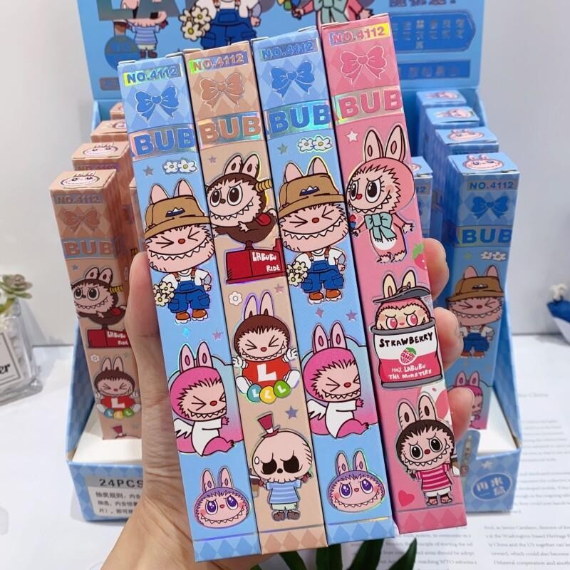 Labubu Blind Box Pen Cartoon Anime Student with Fragrance 0.5MM Presses ...