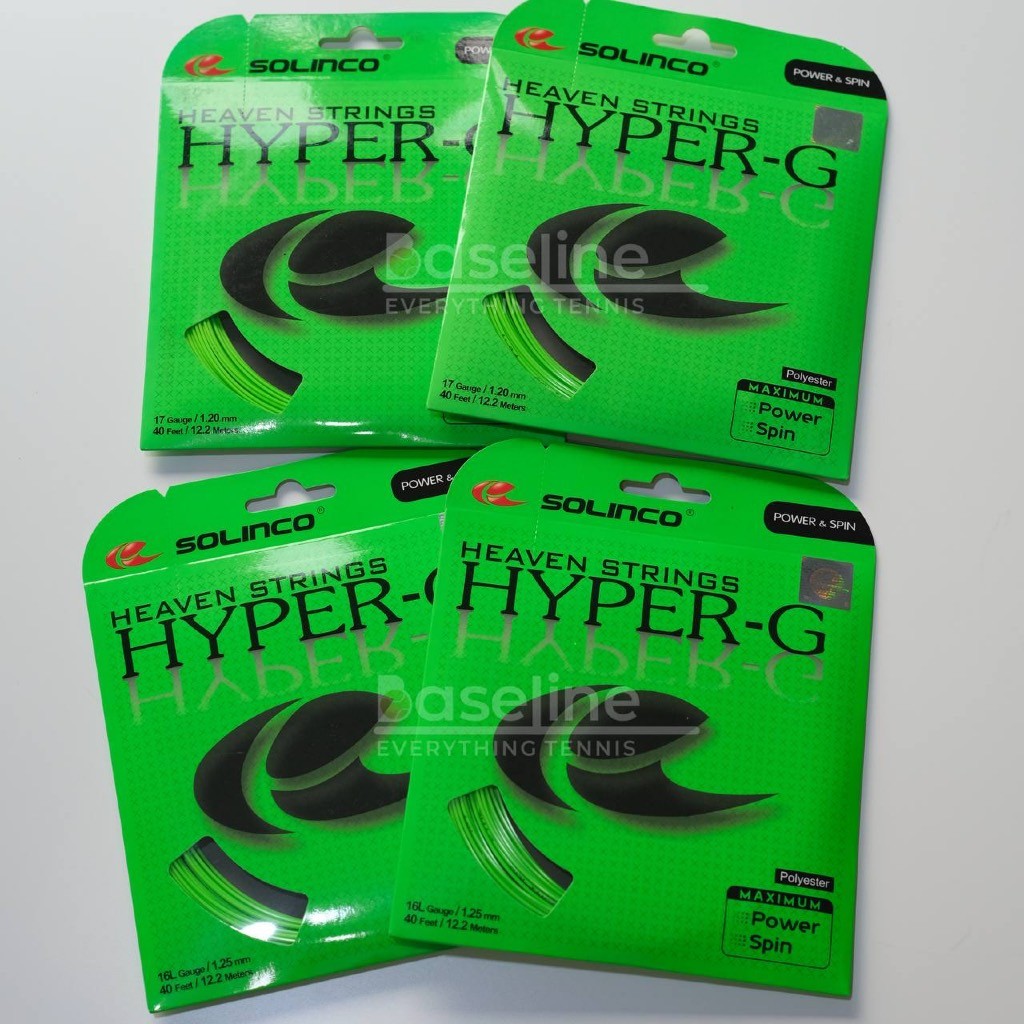 Original Solinco Hyper-G 16L/17 Gauge Tennis String | Shopee Philippines