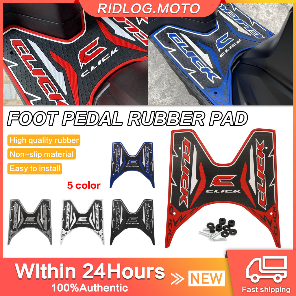 Honda click V1 V2 V3 Footboard Rubber Matting With Bolts Speedmoto ...