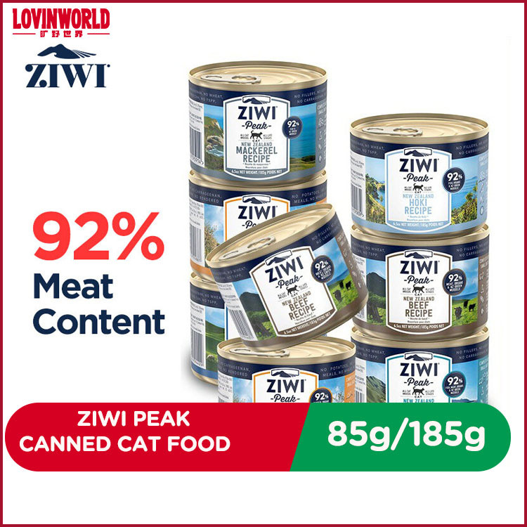 ZIWI Peak Canned Wet Cat Food 85g/185g Per Can All Natural High Protein Grain-Free | Shopee ...