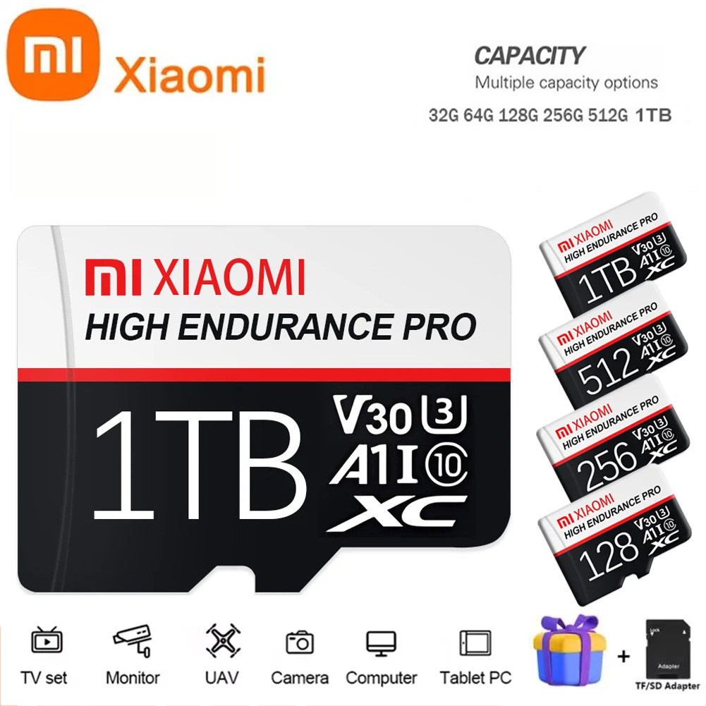 Xiaomi Micro TF SD Card Extreme SD Memory Card 128GB 1TB 512GB 256GB U3 V30 Large Memory Flash ...