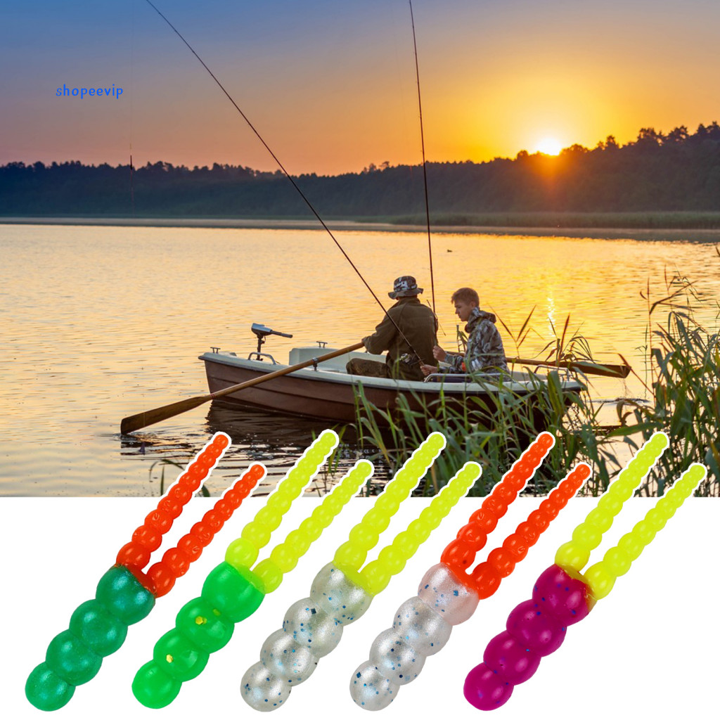 SPVPZ Bite-resistant Fishing Bait Pvc Fishing Bait 20pcs Soft Pvc Worm ...