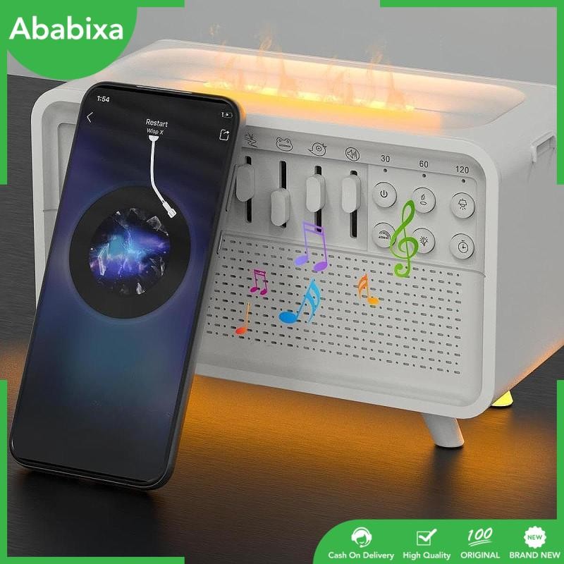 [Ababixa] Air Humidifier Night Light Speaker Desk Auto Shut Off with ...
