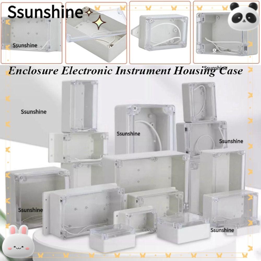 SSUNSHINE Outdoor Junction Box, Waterproof Transparent Enclosure Cover ...