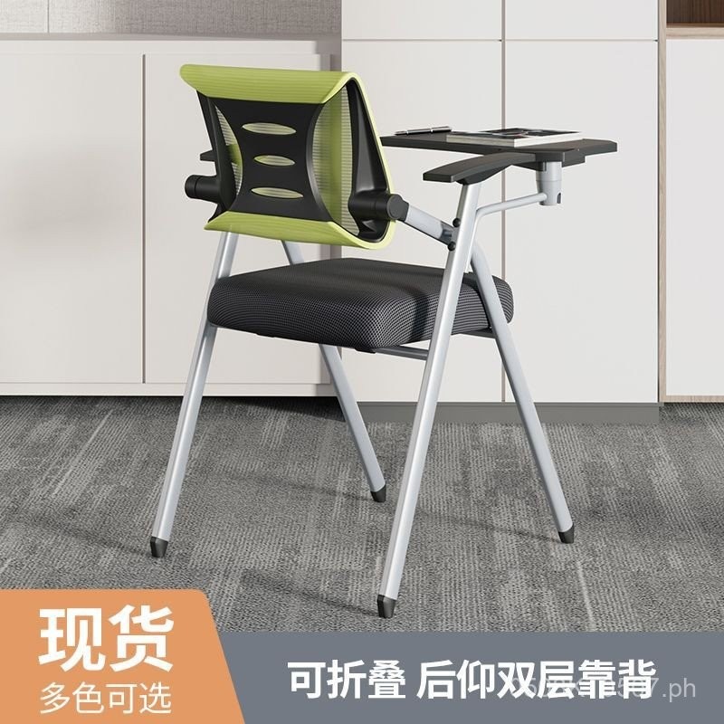 Training Chair with Table Board Foldable with Writing Board Conference ...