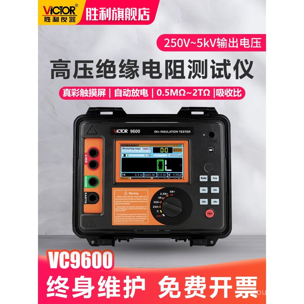 Victory Medium and High Voltage Insulation Resistance Tester 5KV ...
