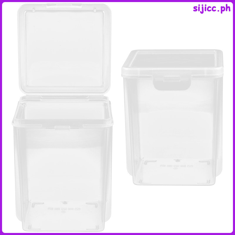 Plastic Container Clear Case Classroom Storage Containers Box Tabletop ...