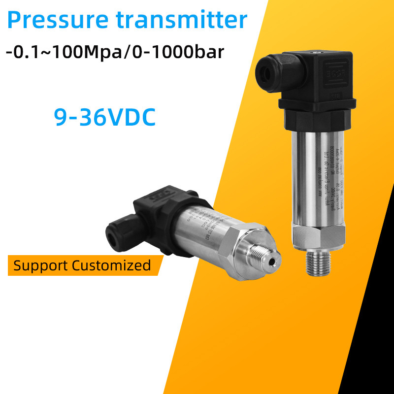 9-36V Pressure Sensor 4-20mA/0-10V G1/4 Pressure Transducer Transmitter ...