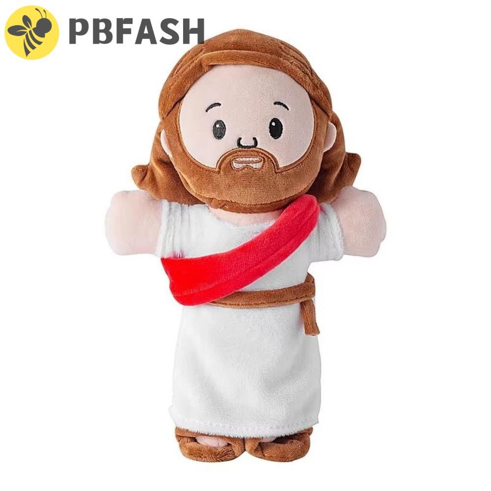 PBFASH Jesus Plush Toy, Stuffed Animal Cartoon Holy Family Plush Doll ...