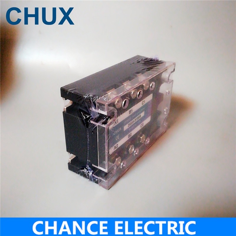 BREND free shipping 100A Three Phases 220v voltage Solid State Relay ...