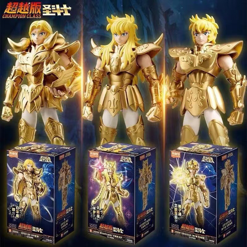 Saint Seiya Assembled Model Pluco Building Blocks Gold Beyond Leo Aries ...