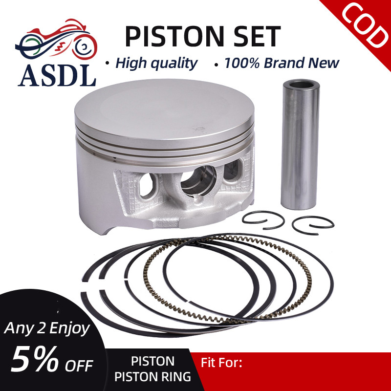 ASDL 1Set Bore Diameter 68.5 Pin 15mm Motorcycle Engine Piston Rings ...