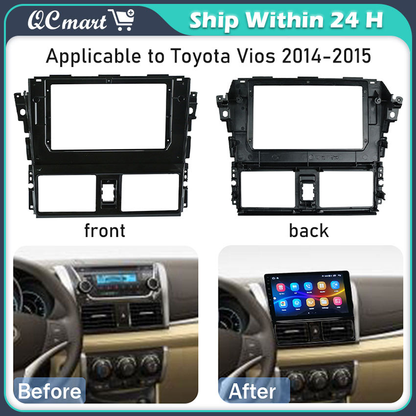 【Fast Shipment】 For TOYOTA 2013-2017 VIOS Navigation DVD Stereo Panel ...