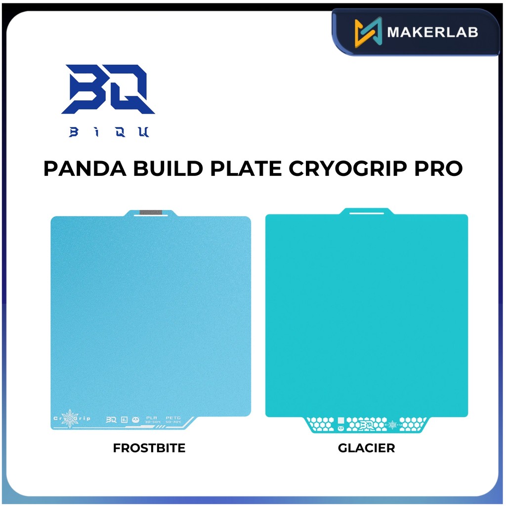 BIQU Panda Build Plate CryoGrip Pro Frostbite Glacier for Bambu Lab X1 ...