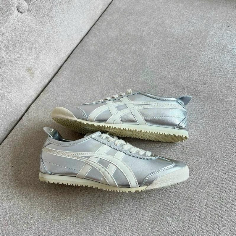 Onitsuka tiger Silver Shoes High quality Silver tiger shoes real photos ...