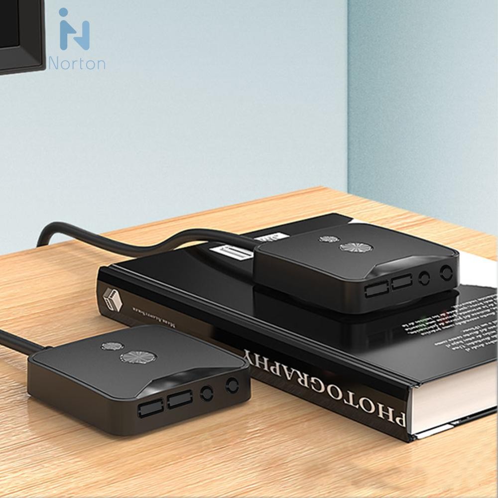 Computer Desktop Power Switch Button With Dual USB Audio Port Remote ...