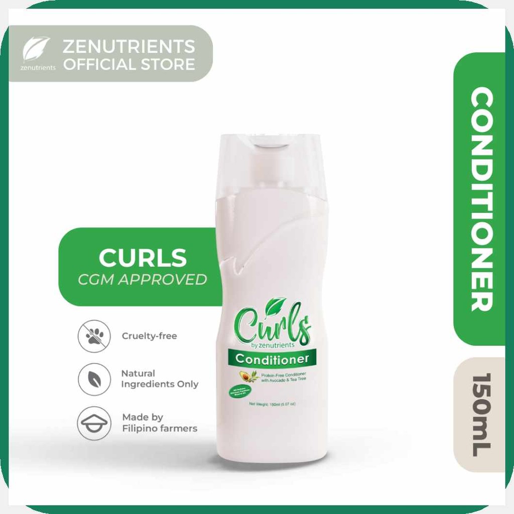 Curls&GO/by!x#Zenutrients}nB>Avocado)XR>&)zP>Tea*Ff?Tree*ax?Protein-Free*jW?Conditioner 150ml ...