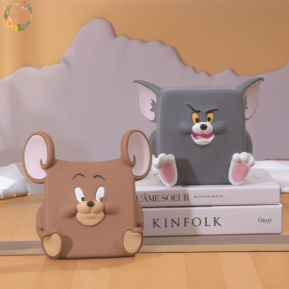 PEWANYZZ Coin Savings Tank, Large Capacity Cute Tom Jerry Money Tank ...